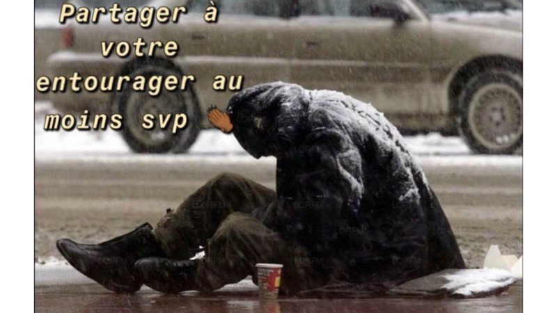 Venons tous ensemble en aide aux SDF - CotizUp.com