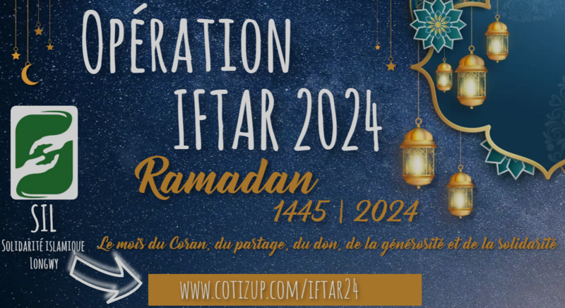 Opération Iftar 2024 Ramadan 1445/2024 - CotizUp.com