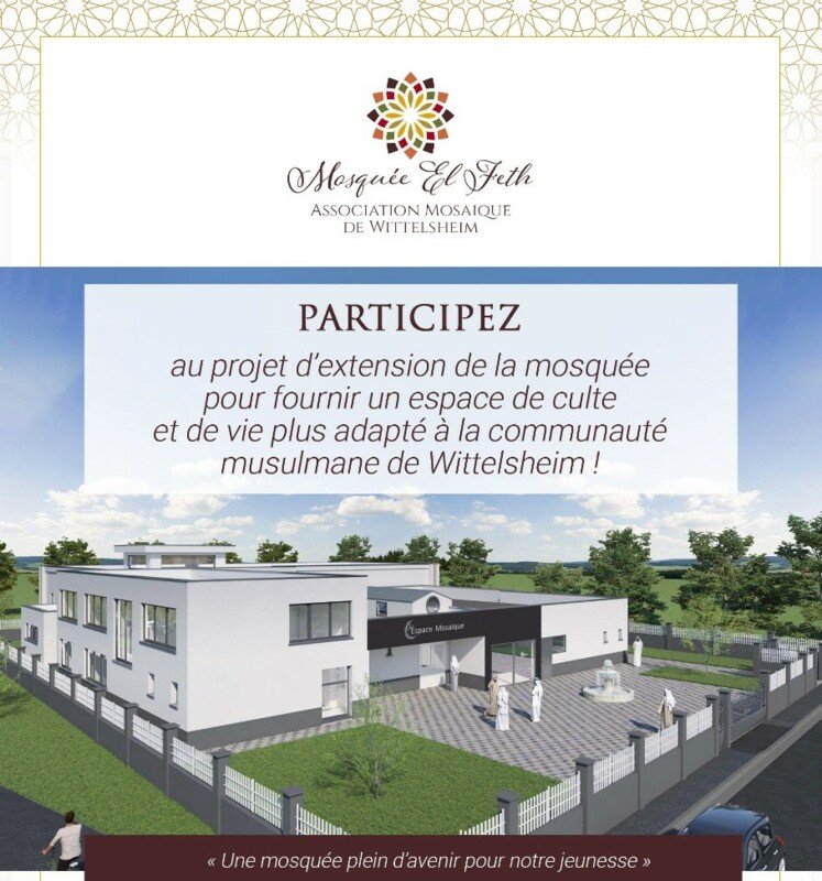 Projet d'extension : Mosquée Wittelsheim - CotizUp.com