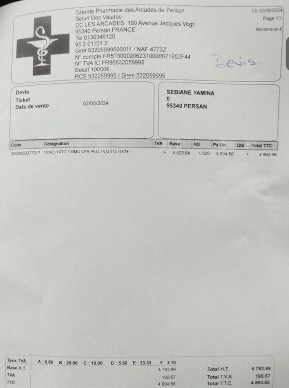 Traitement leucémie Yamina 23 ans - CotizUp.com