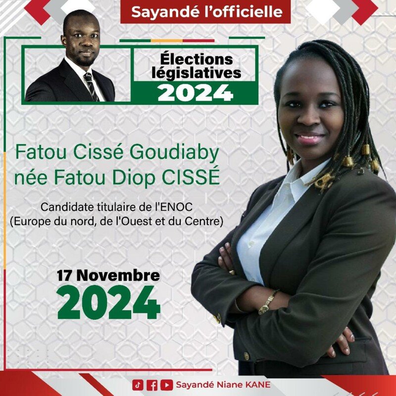 Soutien à Fatou Cissé Goudiaby - Député ENOC - CotizUp.com