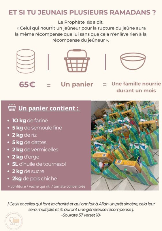 PANIERS RAMADAN 1446 - CotizUp.com