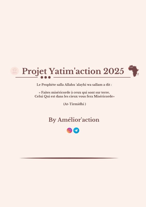 Projet Yatim'Action 2025 - CotizUp.com